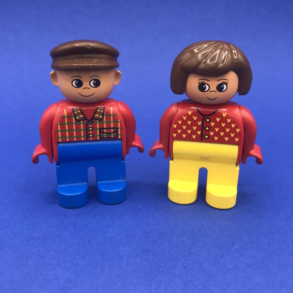 Duplo man en vrouw – Werken met Poppetjes