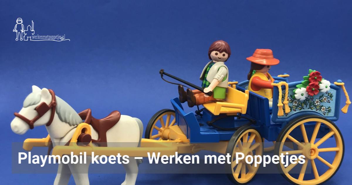 Playmobil koets – Werken met Poppetjes